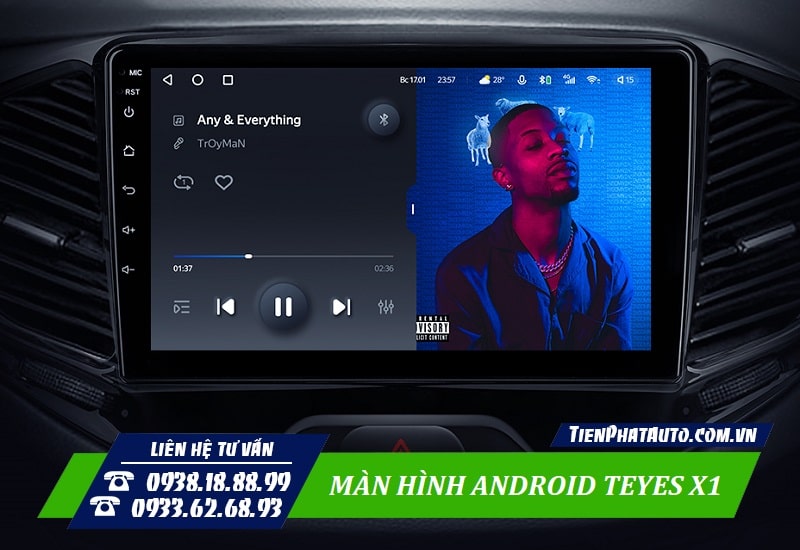 Màn Hình Android Teyes X1 Chính Hãng Dành Cho Xe Ô Tô
