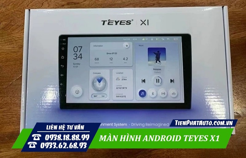 Màn Hình Android Teyes X1 Chính Hãng Dành Cho Xe Ô Tô
